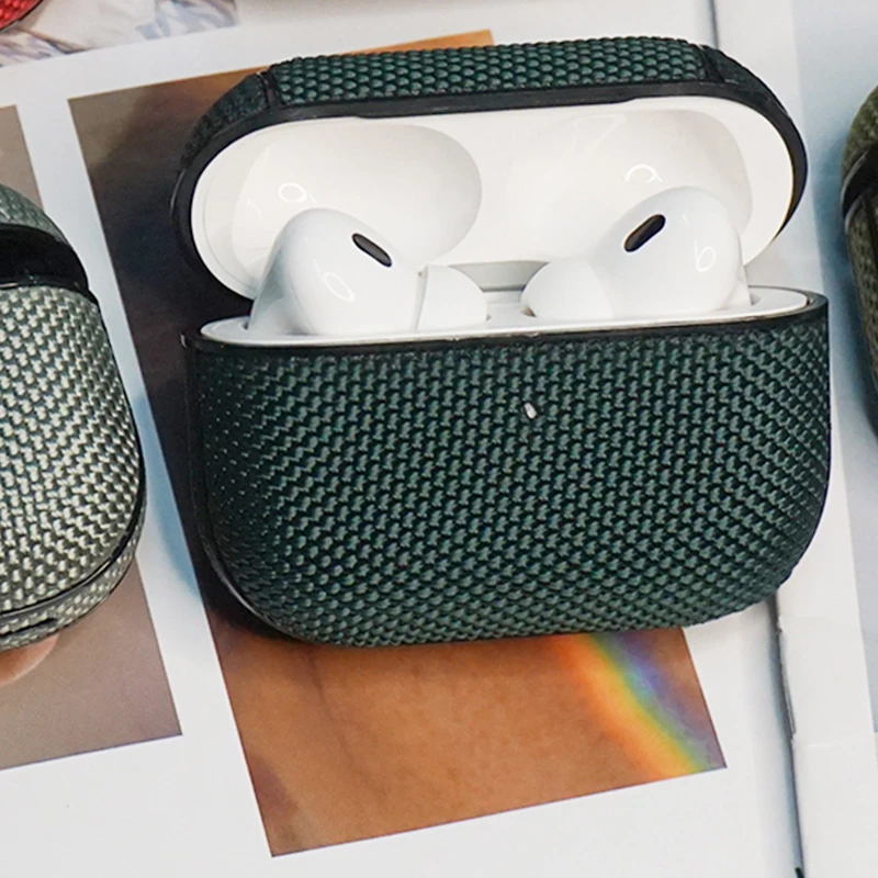 Nylon Earphone Case For Airpods Pro 2 2nd Generation 2022 Cover Plastic ...