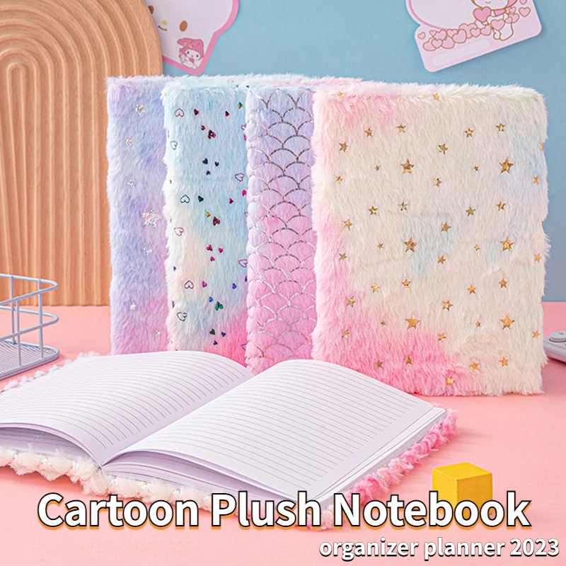 Plush-Unic-rnio-Dos-Desenhos-Animados-Notebook-Cute-Cat-Notebook ...