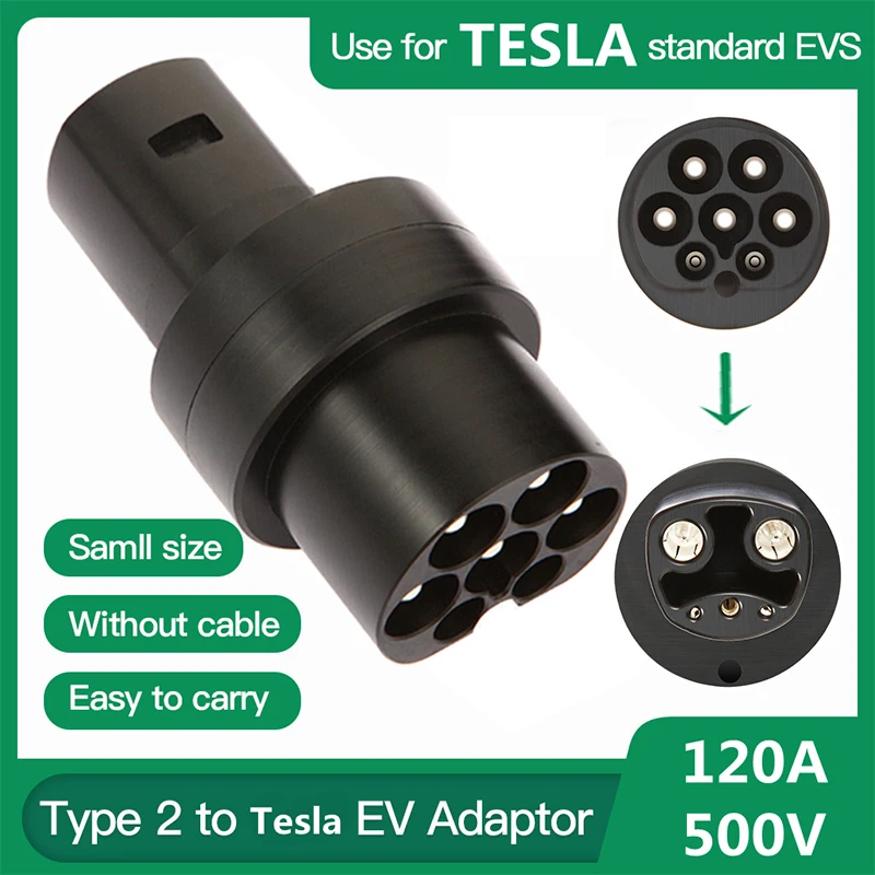 EVSE-Adaptor-Type-2-To-Tesla-Plug-EV-Adapter-Electric-Cars-Vehicle ...