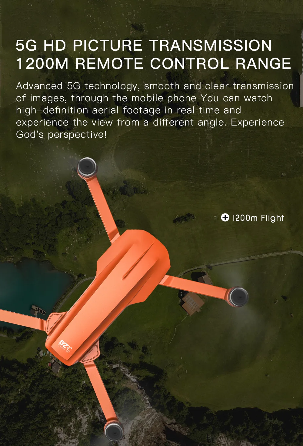 L700-Orange-1B-Drone Professionnel Pliant Gps Sans Balais, L700pro, 4K ...