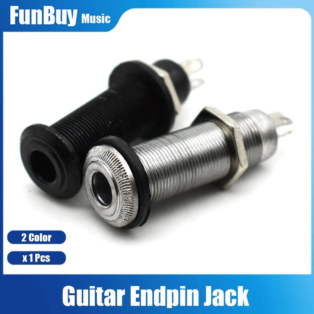 Threaded Cylinder Electric Guitar Pickup Endpin Jack Output Input Jack ...