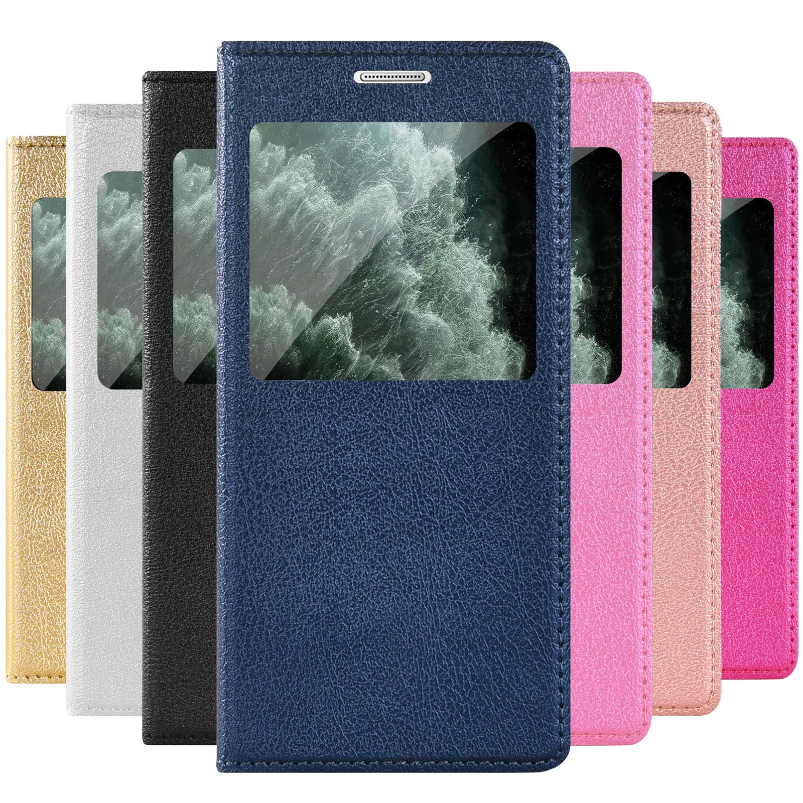 Slim-Tpu-Leather-Flip-Cover-Case-For-Samsung-Galaxy-Note-4-With-Small ...