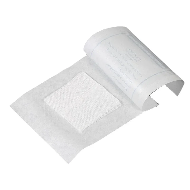 10pcs-lot-Gauze-Pad-Cotton-First-Aid-Wound-Dressing-Sterile-Gauze-Pad ...