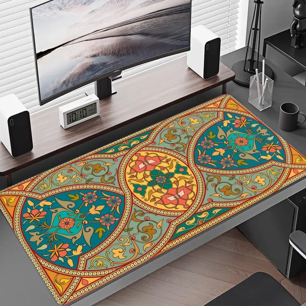 Computer-Game-Mouse-mat-Persian-Pattern-Large-Gamer-Keyboard-Pad-Laptop ...