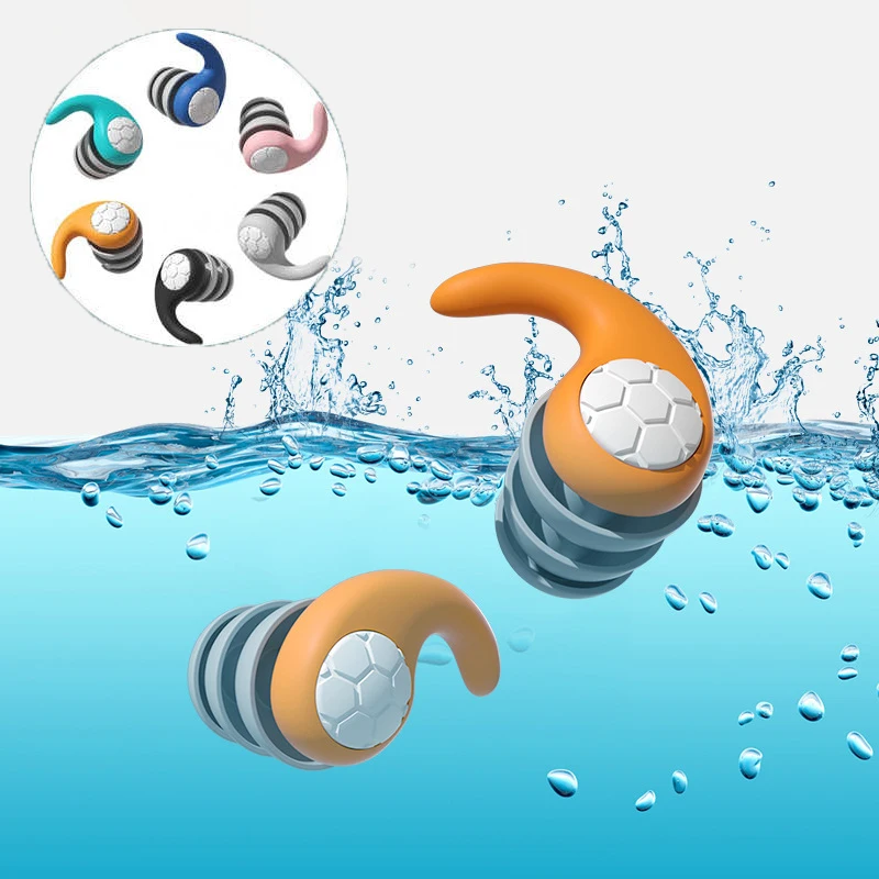 Sleep Noise Reduction Earplug Soft Silicone Ear Muffs Noise Protection ...