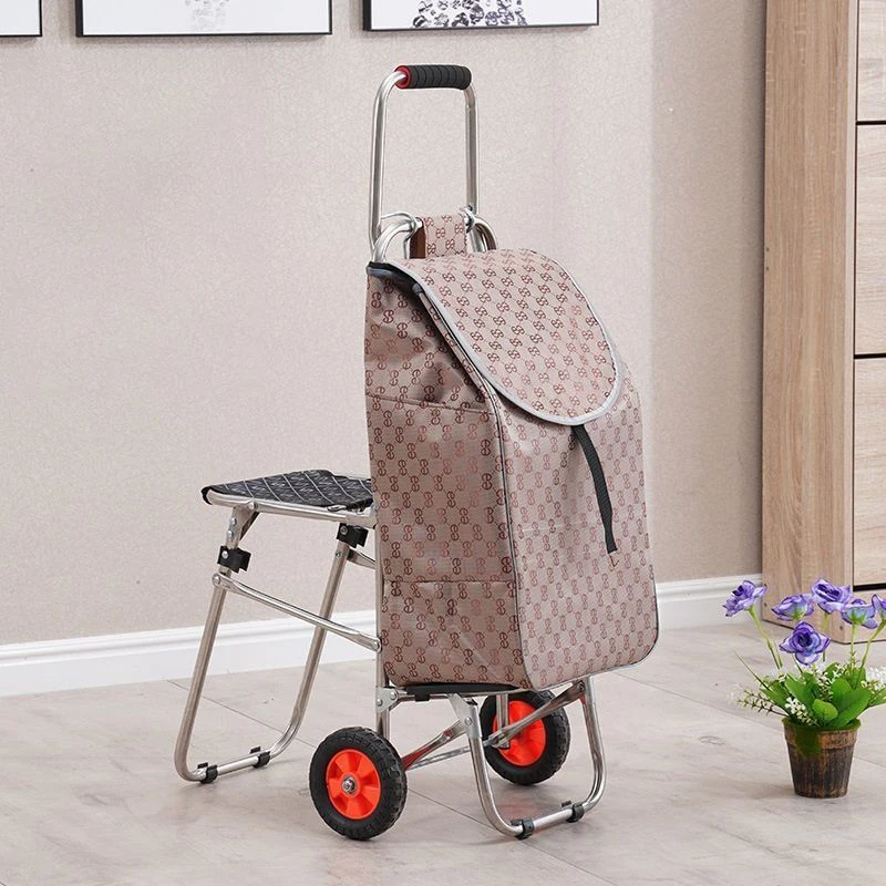 Stainless Steel Grocery Shopping Cart | Stainless Steel Luggage Cart ...