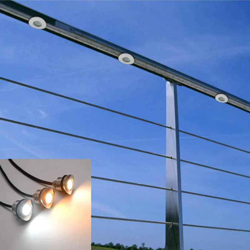 ELSOTE Outdoor LED Handrail Stair Railing Curved Light12V 24V ...