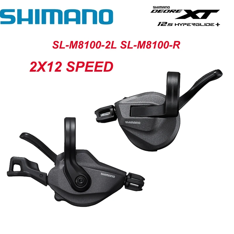 Shimano-Deore-XT-M8100-Shifter-Lever-2X12S-Groupset-SL-M8100-2L-SL ...