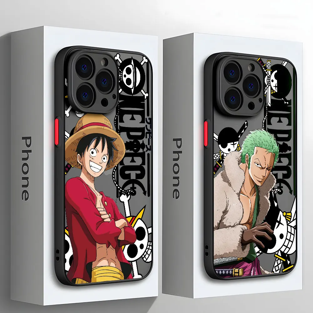 Anime Luffy Zoro One Piece Case for Apple iPhone 11 16e 14 15 16 Plus ...