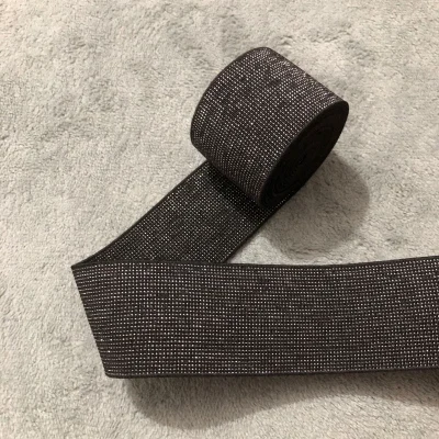 2meter Silver elastic bandwidth thickened high elastic color pants ...