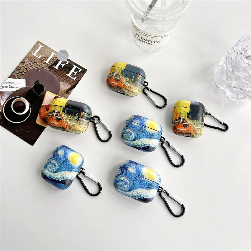 Van Gogh Oil Painting Headphone Case for Airpods Pro 2 3 Gen Cover ...
