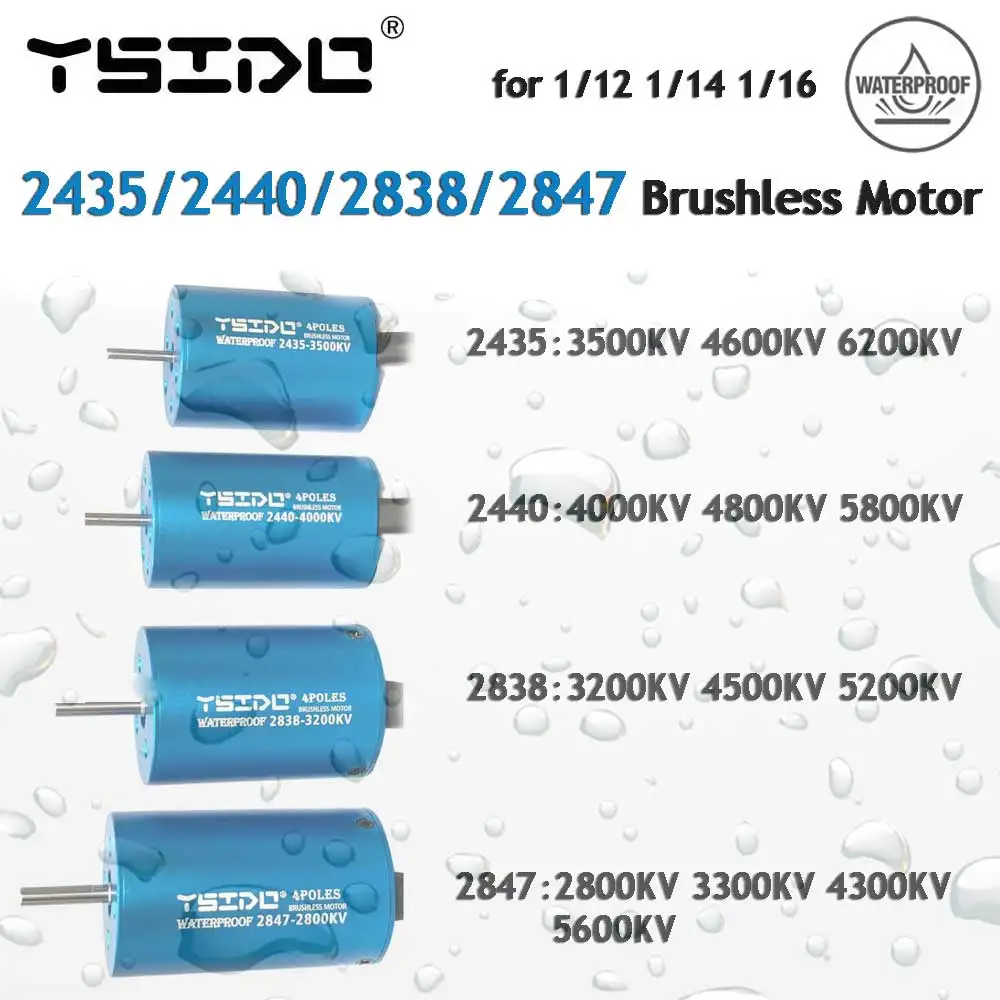 Motor-teledirigido-sin-escobillas-para-coche-dispositivo-impermeable ...