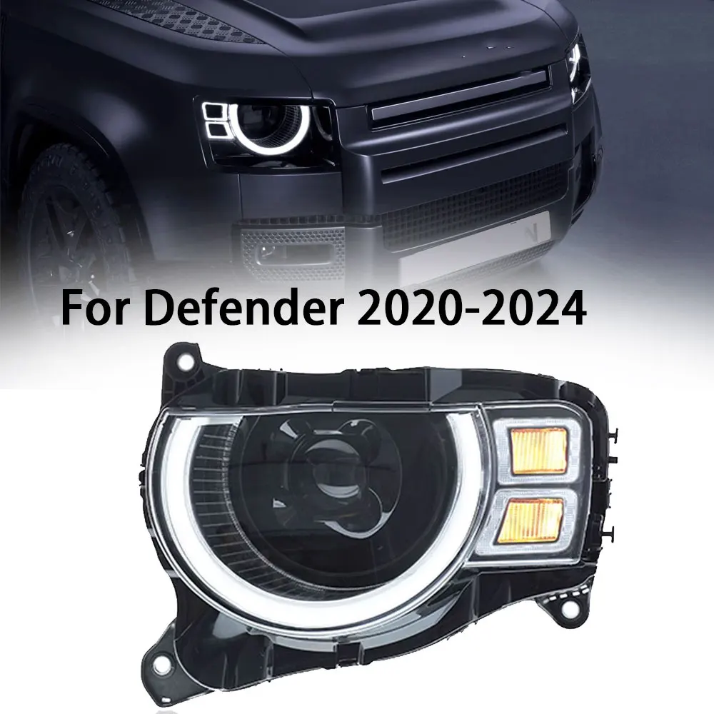 Car-Front-Headlights-For-Land-Rover-Defender-L663-90-110-2020-2024-Low ...