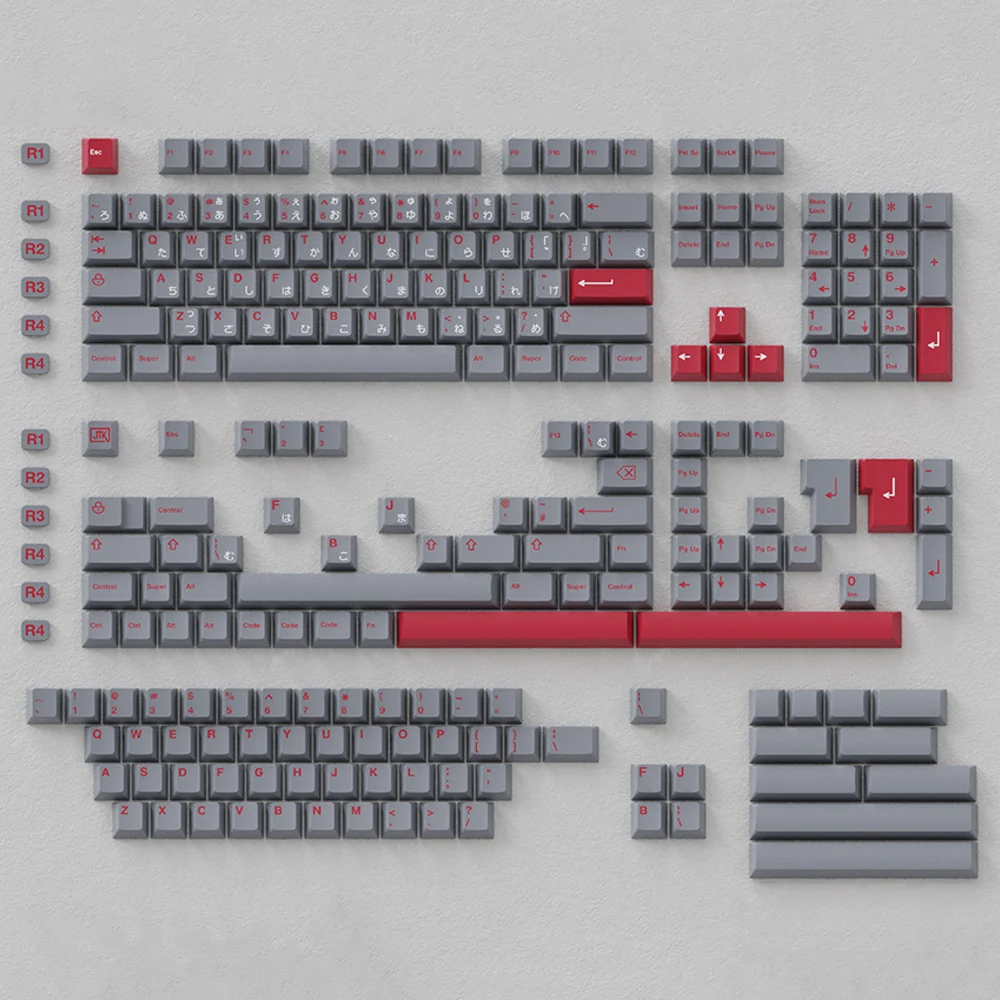 JTK Shuten dōji Japanes Keycaps Para 60 87 96 980 104 Alice Ergo Layout ...