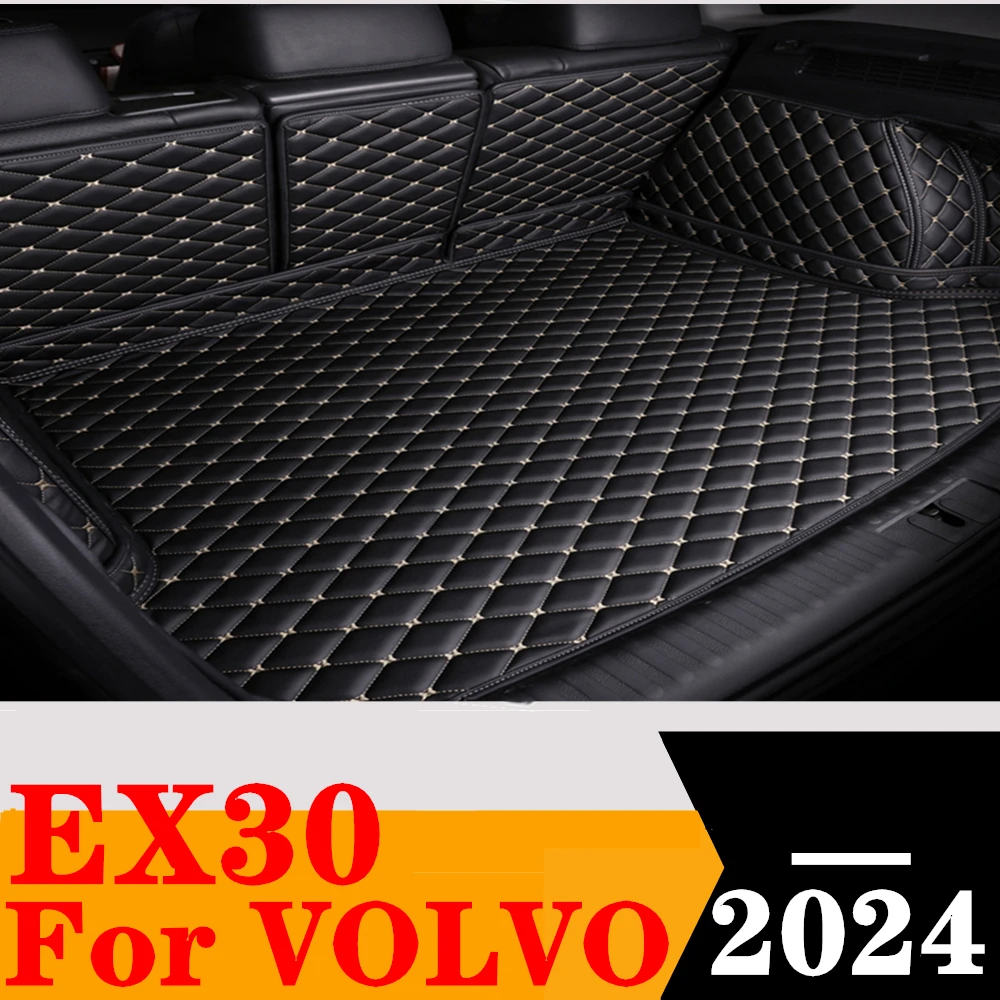 Custom-Full-Set-Car-Trunk-Mat-For-Volvo-EX30-2024-Rear-Cargo-Liner-Tail ...
