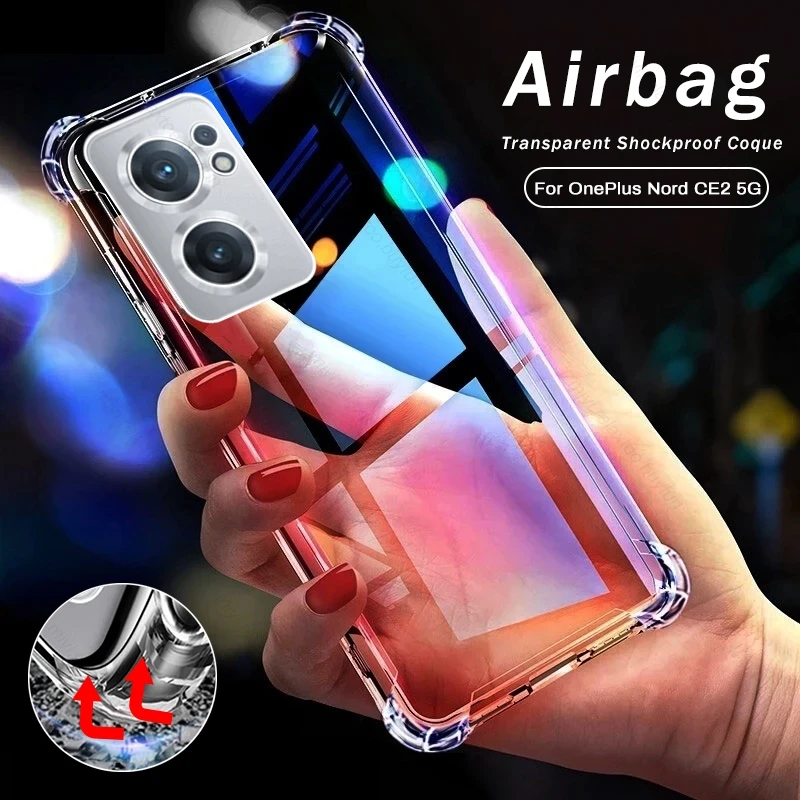 Protect Fundas For Oneplus Nord CE 2 5G Case TPU Clear Transparent Soft ...