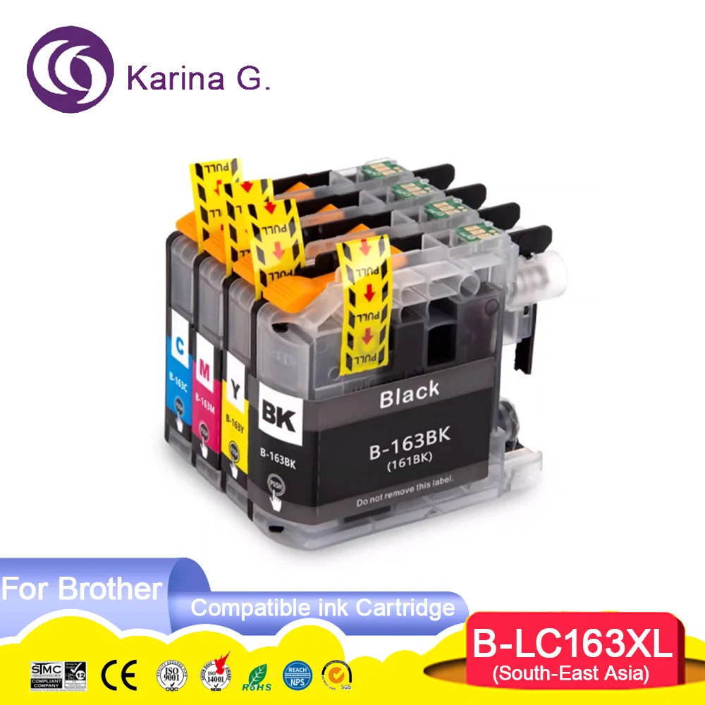 LC161-LC163-Compatible-Color-Inkjet-Ink-Cartridge-for-Brother-DCP-J152W ...
