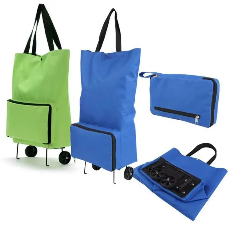 New Folding Shopping Bag Shopping Buy Food Trolley Bag on Wheels Bag ...