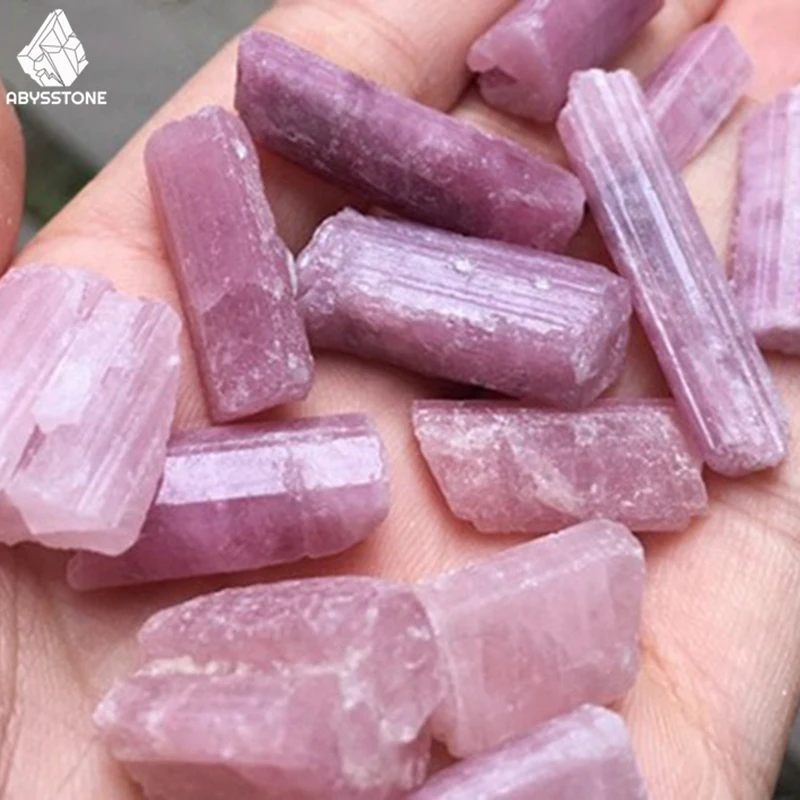 Raw Pink Tourmaline Gemstones