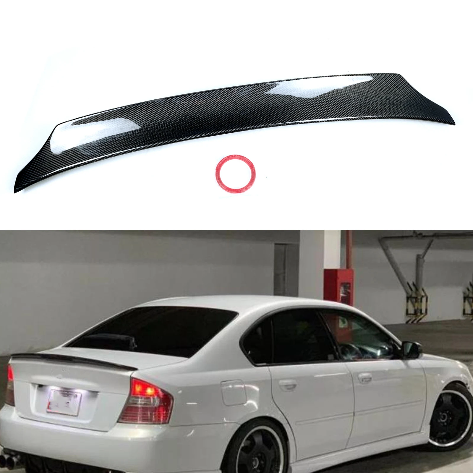 Rear-Trunk-Spoiler-Wing-For-Subaru-Legacy-2005-2008-Sedan-4-Door-Carbon ...