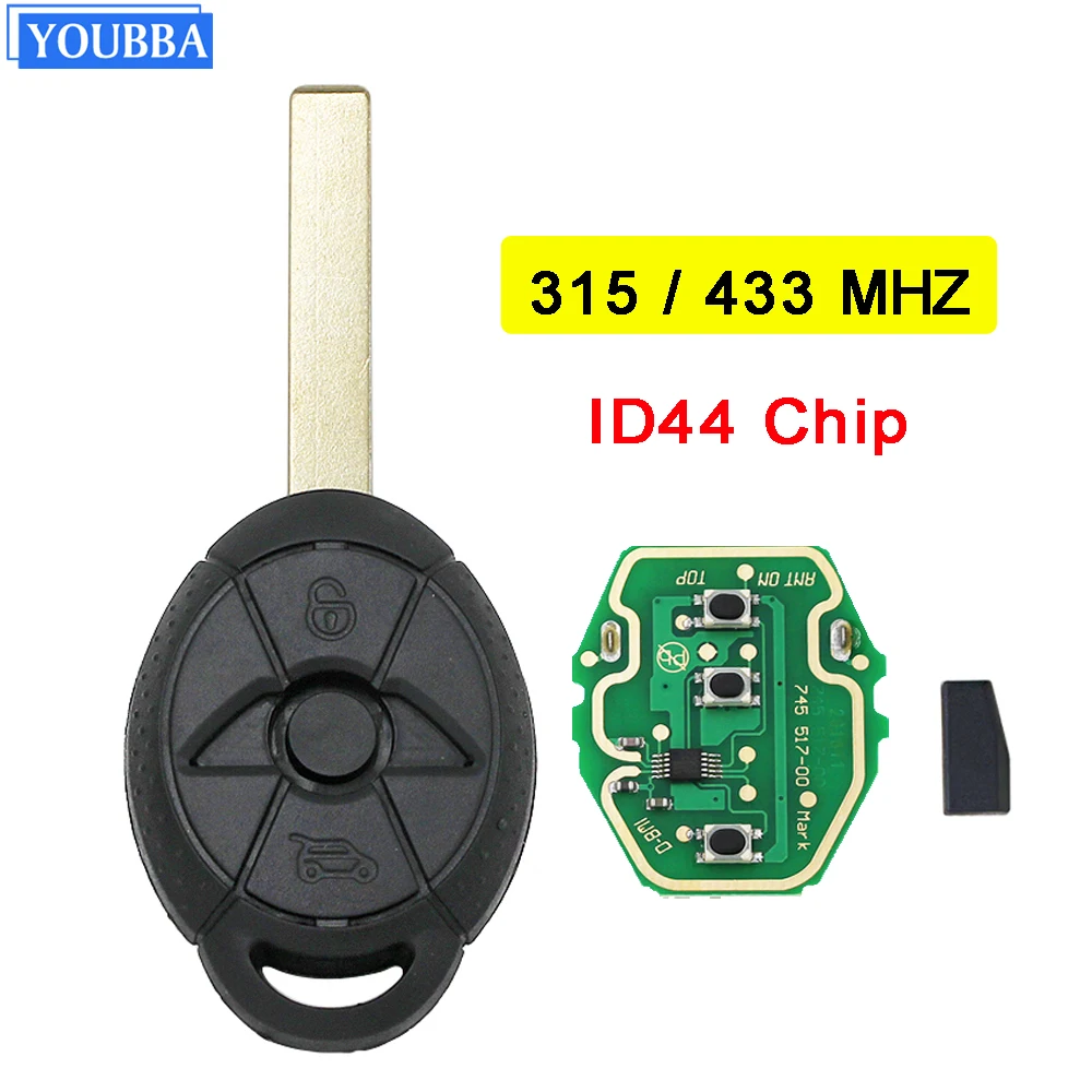 YOUBBA-2B-EWS-Car-Remote-Control-Key-Fob-Case-for-Old-BMW-Mini-Cooper-S ...