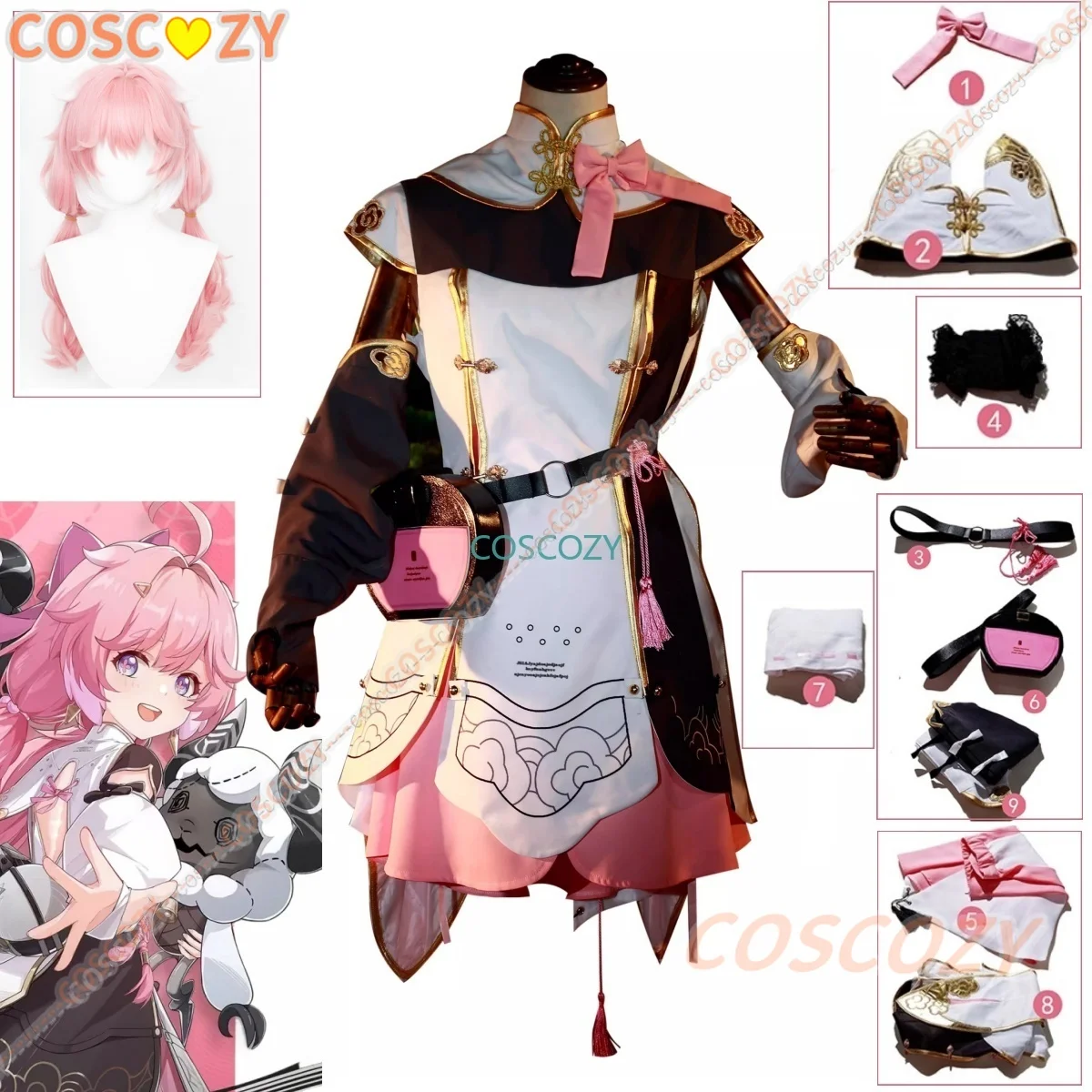 Cosplay-Encore-Wuthering-Waves-Costume-Women-s-Halloween-Adult-Disguise ...