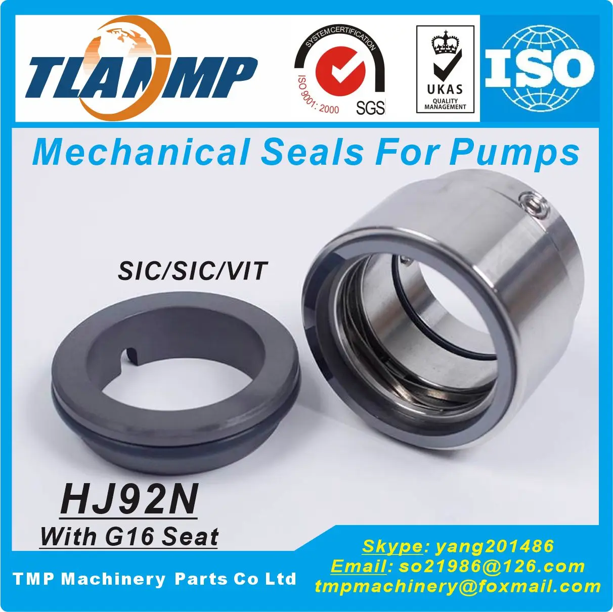 HJ92N-65-G16-HJ92N-65-TLANMP-Mechanical-Seals-Shaft-Size-65mm-EHJ-065 ...