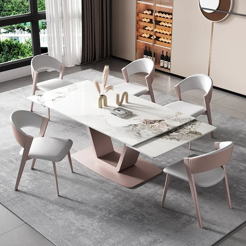 Extendable-Kitchen-Dining-Table-Marble-Folding-Modern-Center-Coffee ...