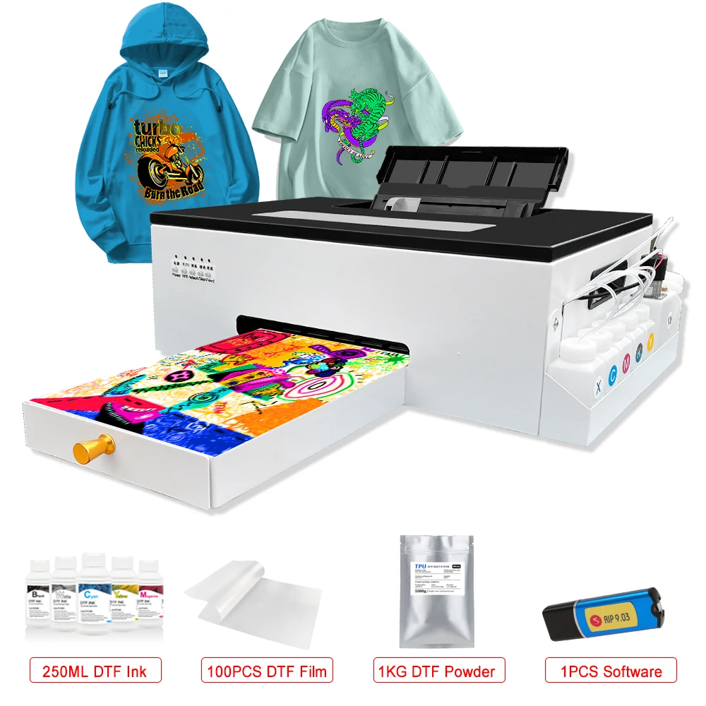 A4 impresora DTF 전사 필름 프린터, 필름 프린터, L805 A4 티셔츠 인쇄기, 티셔츠 청바지 인쇄용| | - AliExpress