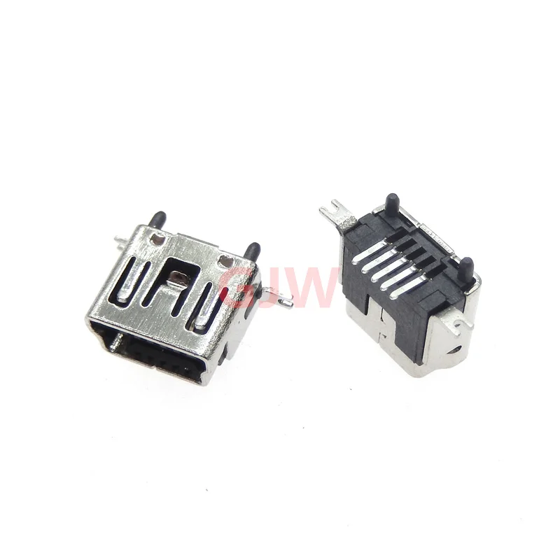 5PCS-Mini-USB-Type-B-5-Pin-DIP-Vertical-Leg-Female-PCB-180-degree ...
