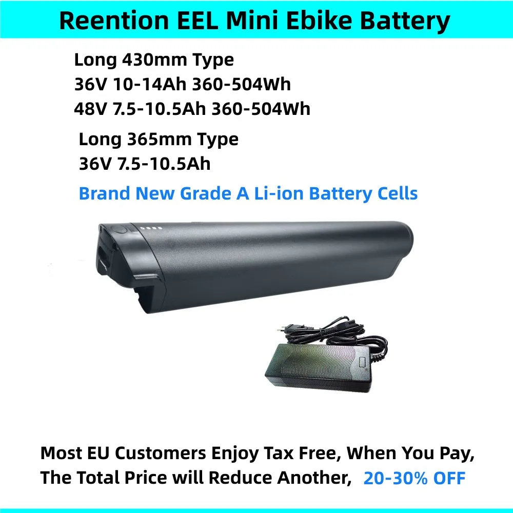 Reention-EEL-Mini-Ebike-Battery-36V-10Ah-10-4Ah-12-8Ah-14Ah-48v-10-5Ah ...