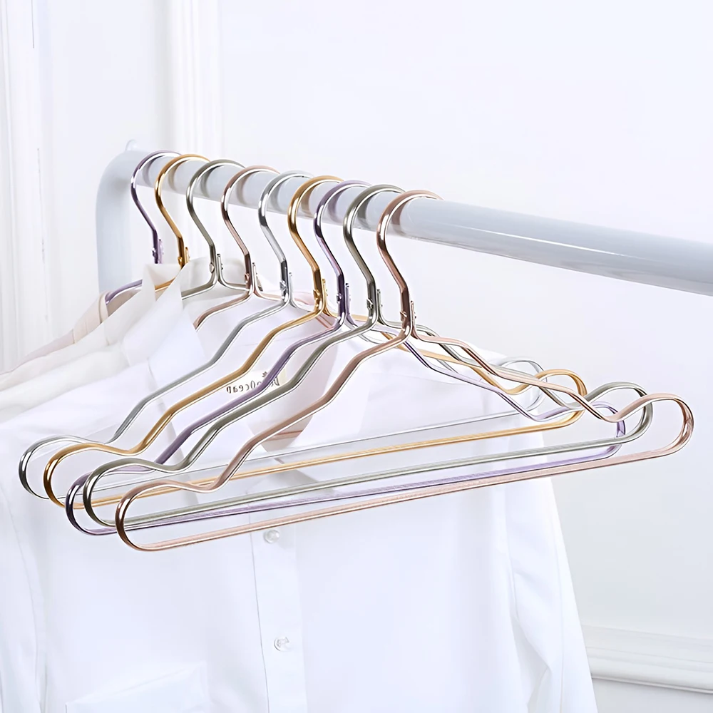 5/10/20pcs Clothes Hangers Thicken Aluminum Alloy Drying Racks ...
