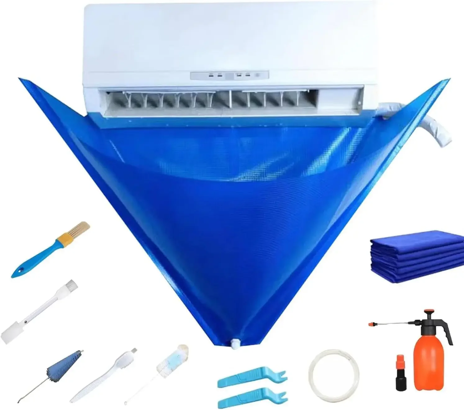 110cm Large Air Conditioner Cleaning Cover Kit AC Cleaning Water ...