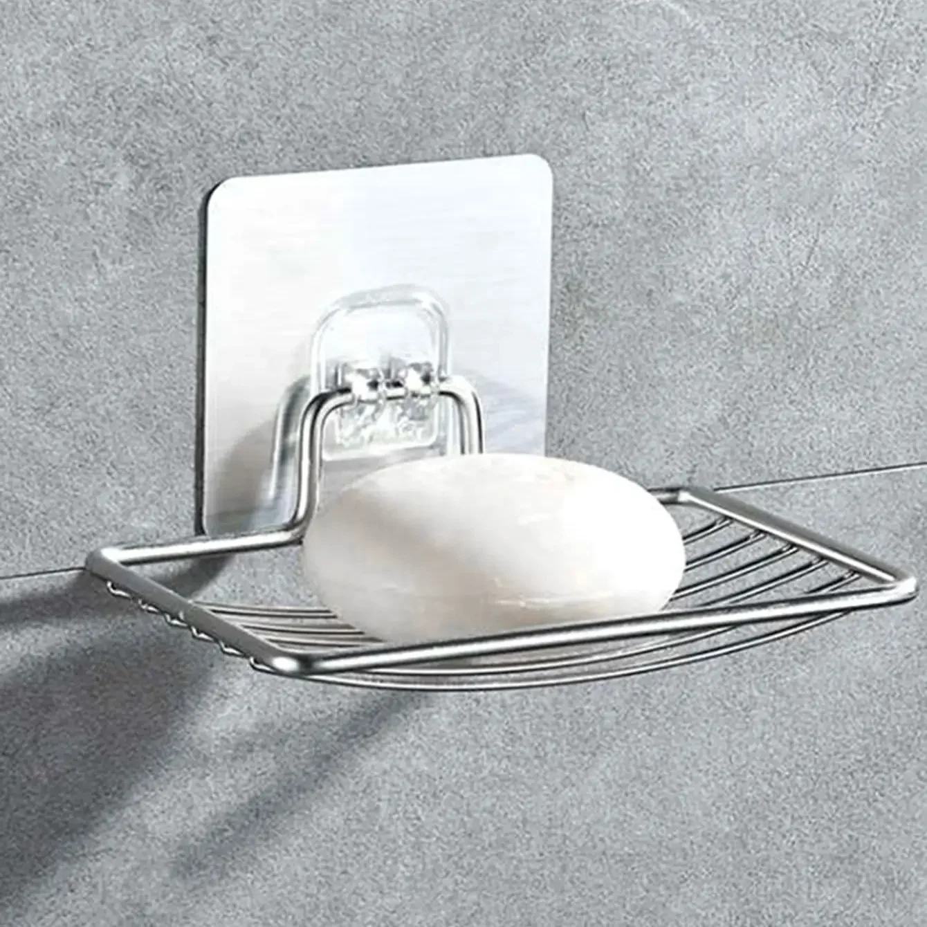 Stainless-Steel-Soap-Rack-Punch-free-Soap-Holders-Bathroom-Drain-Racks ...