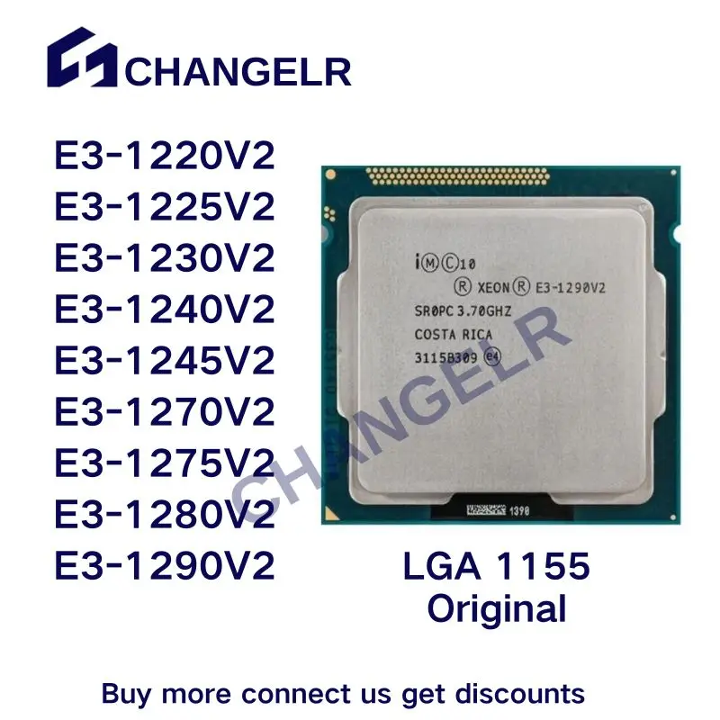 Processor-Xeon-E3-1290V2-1230V2-1275V2-1280V2-1220V2-1225V2-4Core ...