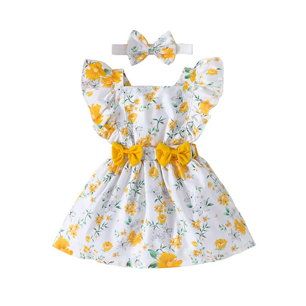 Pudcoco-Infant-Newborn-Baby-Girls-Floral-Dress-Bowknot-Ruffled-Backless ...