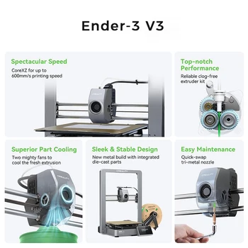Creality Ender-3 V3 Series 3D Printers Ender-3 V3 Plus Bigger Build ...