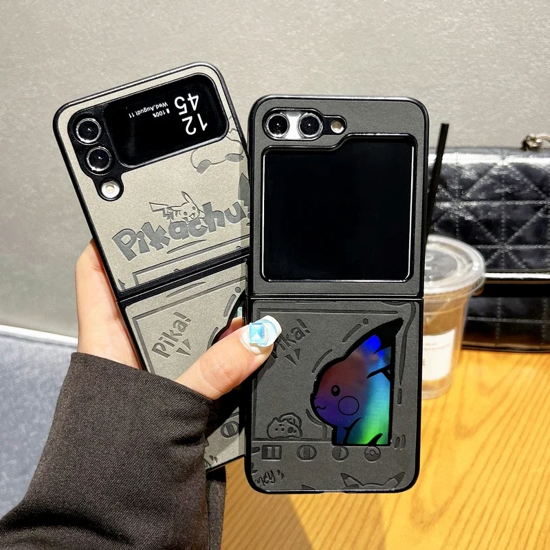 Anime-Pocket-Monsters-Pokemon-Pikachu-relief-Laser-Phone-Case-For ...