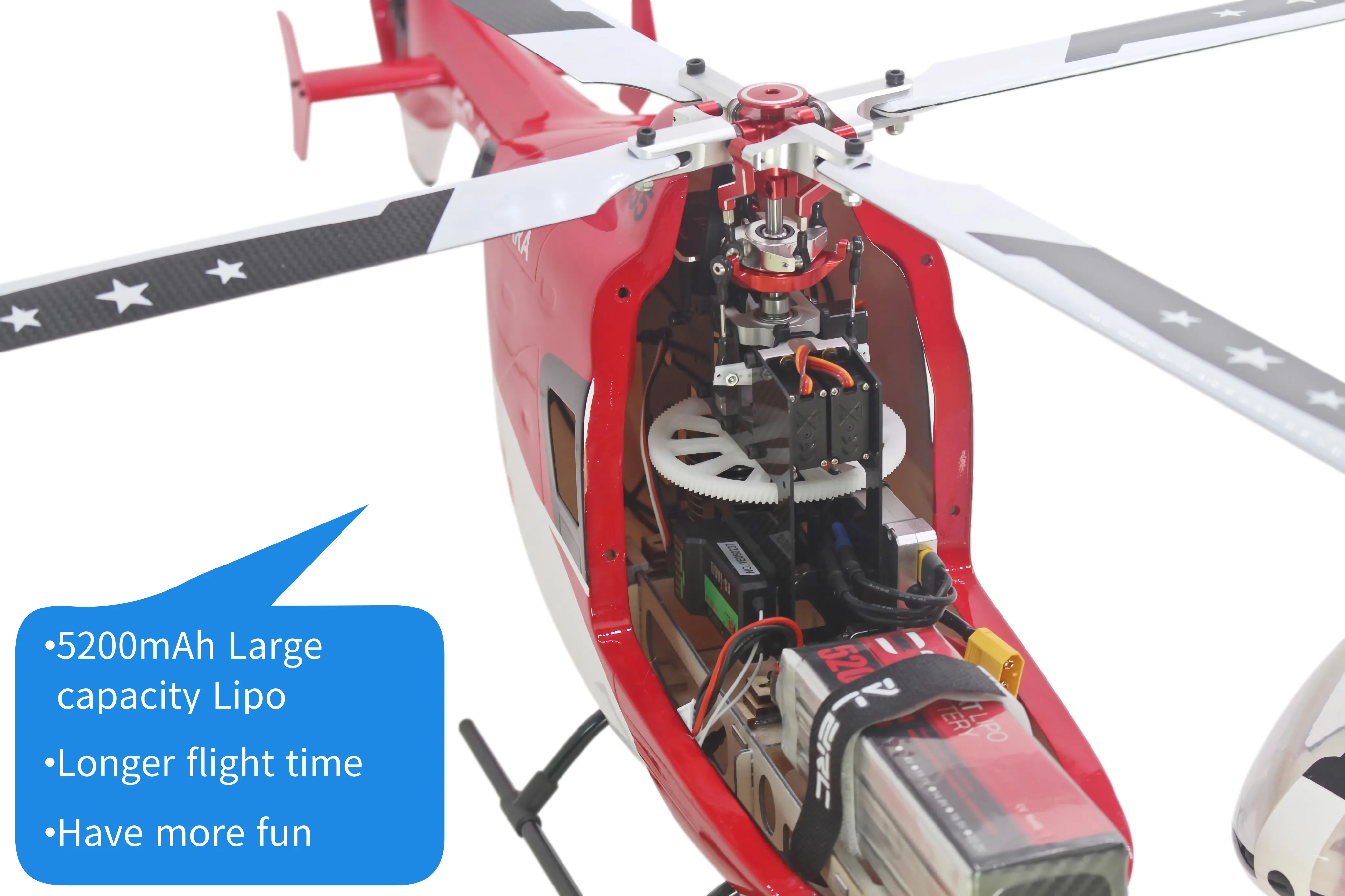 FL450 duct EC135 simulation remote control, like real helicopter H1 ...