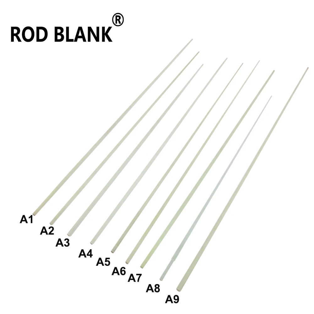 Rod Blank 5PCS/Lot Solid Fiber Glass Rod Blank 37-47cm Ics Fishing Rod ...