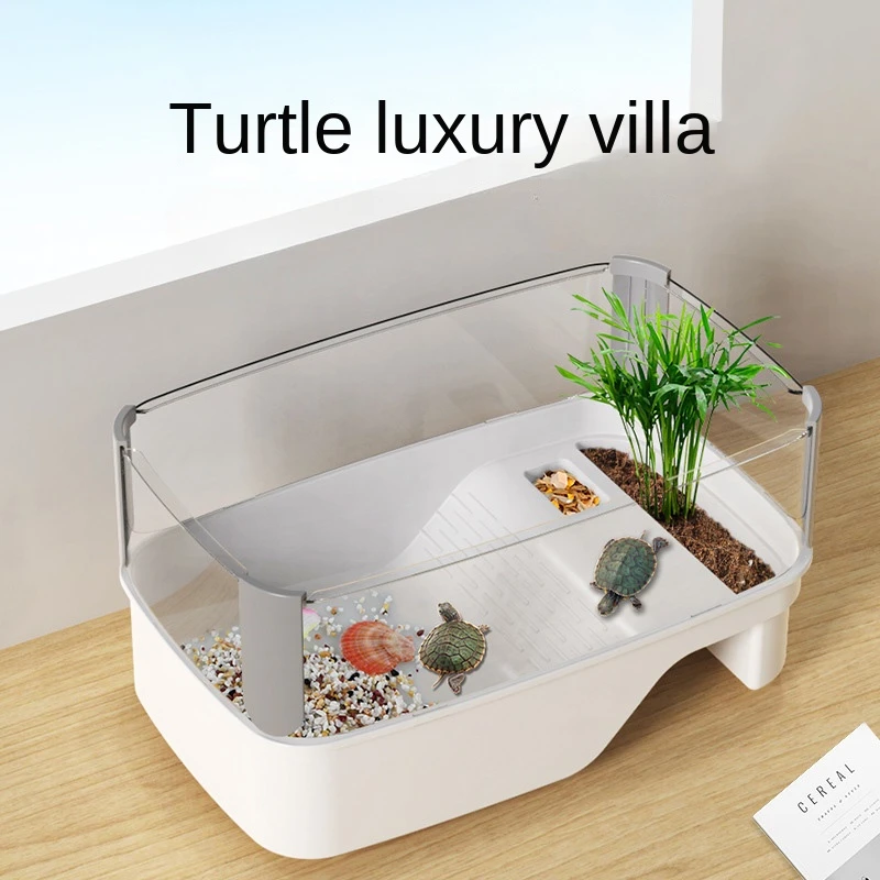 Eco-Aquarium-Turtle-Tank-House-Area-for-Breeding-Feeding-Swimming ...