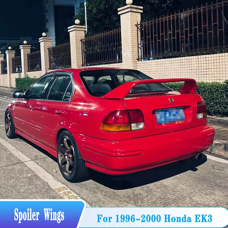 For-1996-2000-Honda-Civic-EK3-Trunk-Lip-Spoiler-High-Quality-ABS ...