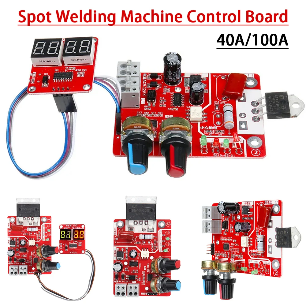 Spot-Welding-Machine-Control-Board-40A-100A-Adjustable-Time-Current ...
