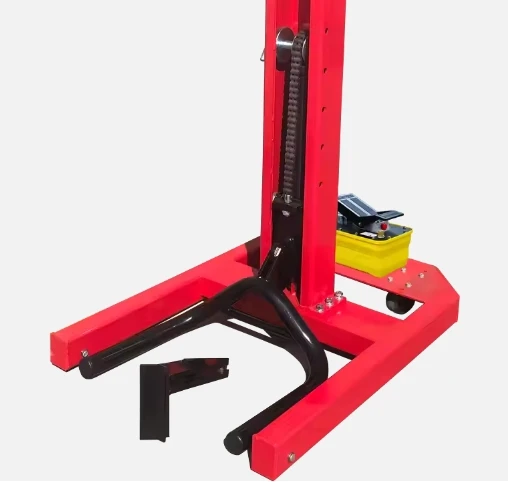 3000LB-Portable-Single-Post-Car-Lift-One-Cylinder-Hydraulic-Lift-One ...
