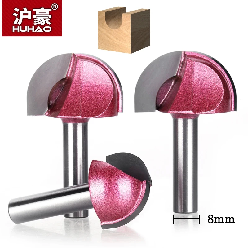 HUHAO-1pcs-8mm-Shank-round-Router-Bits-for-wood-cove-box-bit-Tungsten ...