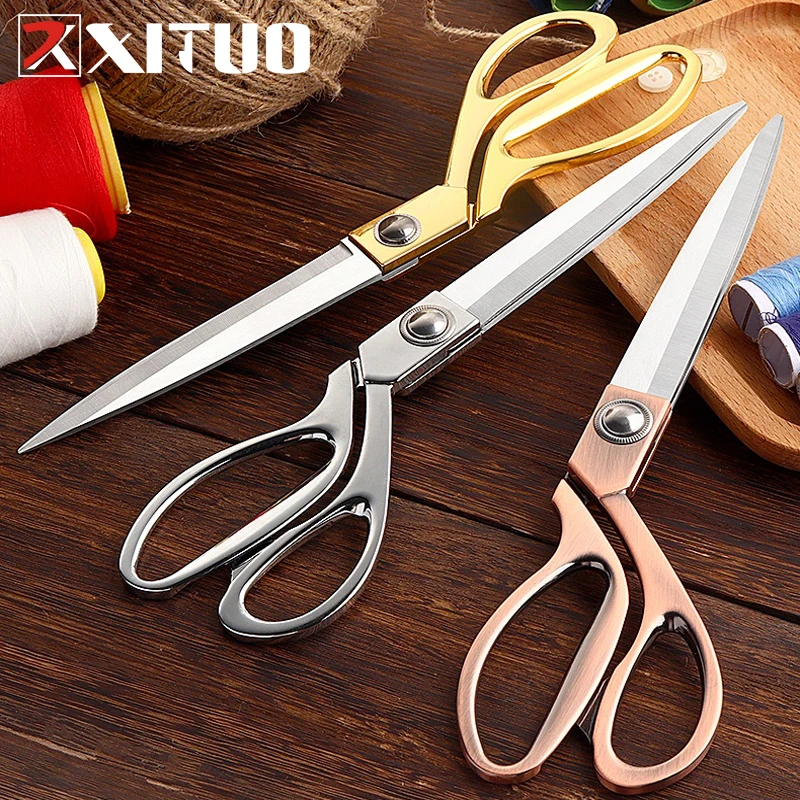 Fabric Scissors Tailor Sewing Shears Professional Ultra Sharp Cloth ...