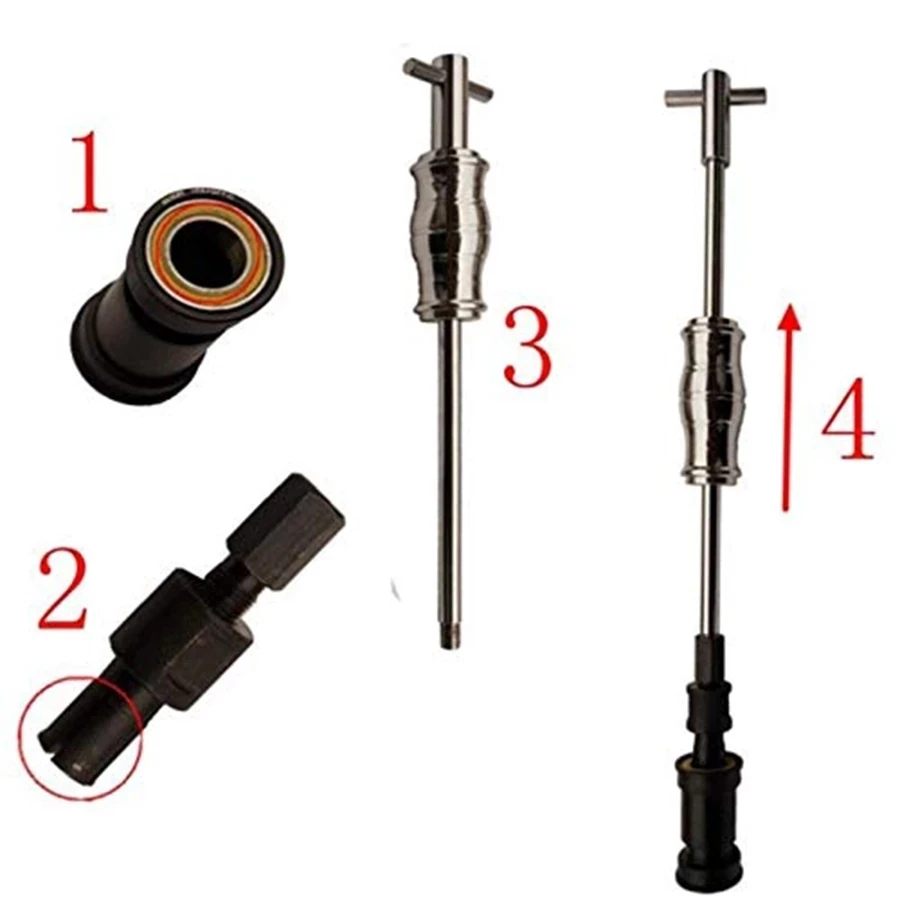9Pc Blind Hole Slide Hammer Pilot Bearing Puller Internal Extractor ...