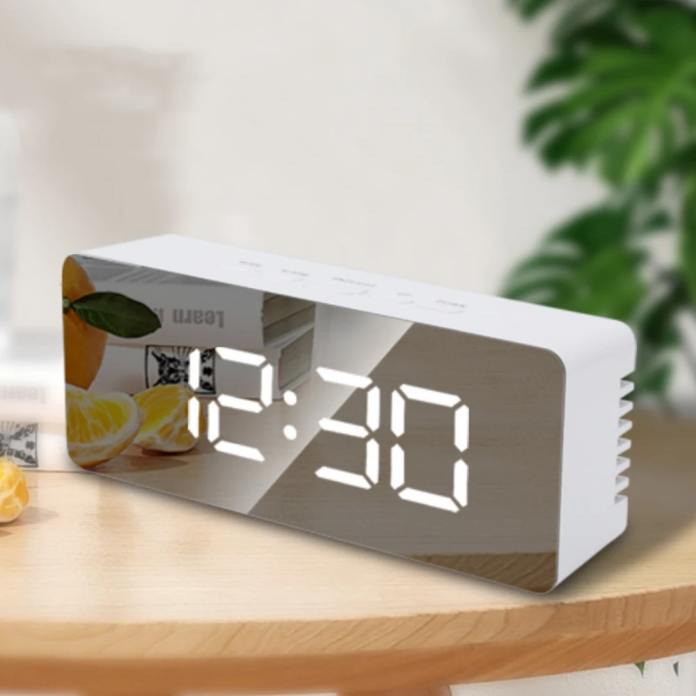 LED-Mirror-Digital-Clock-Portable-Mute-Alarm-Clocks-Multifunctional ...