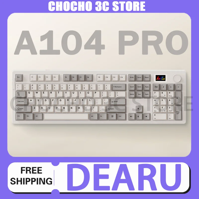 Dearu-A104pro-Mechanical-Keyboard-8k-Tft-Screenv-Cherry-Wired-Keyboard ...