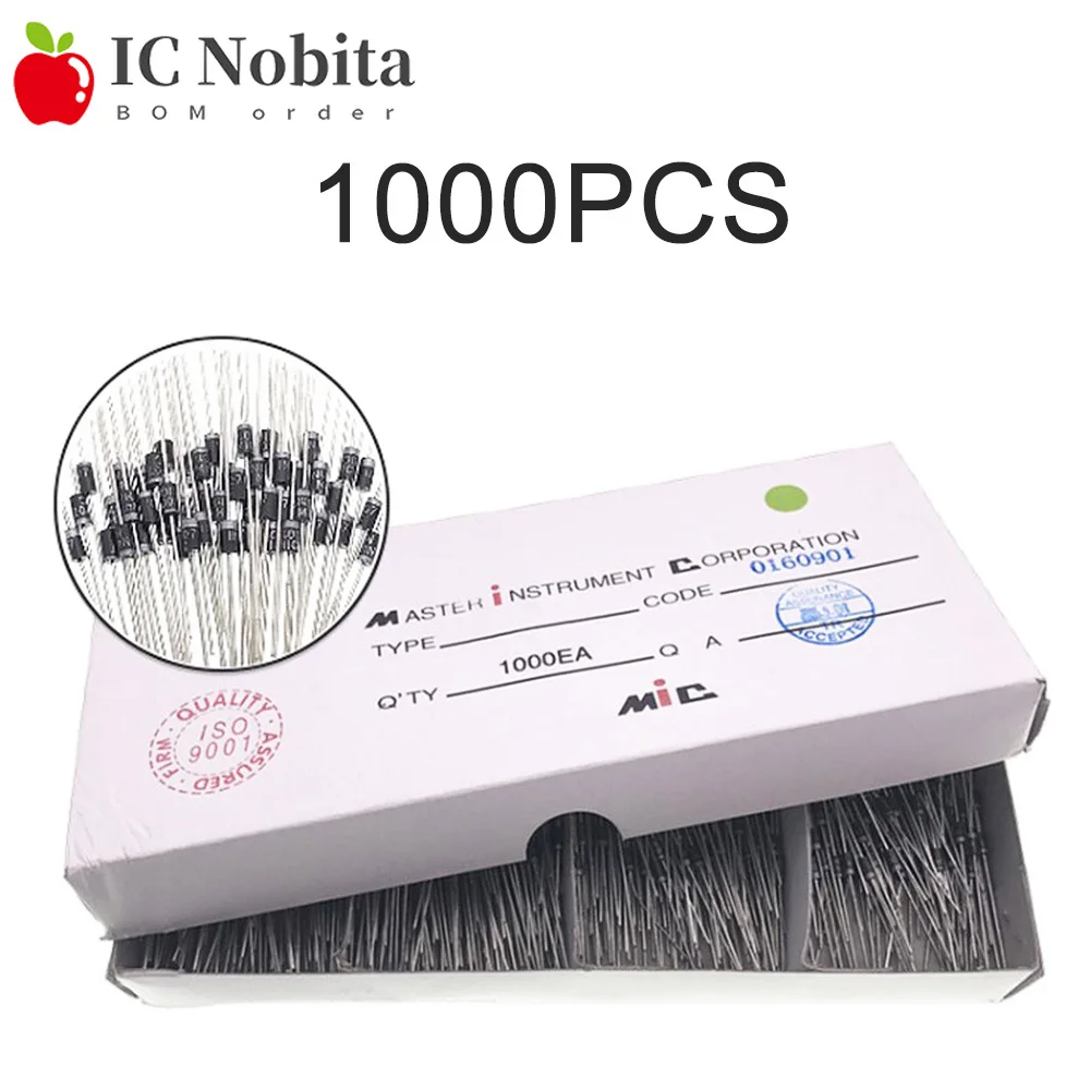 1000PCS Schottky Diode SR160 SR240 SR260 SR360 SR540 SR560 SR2100 ...